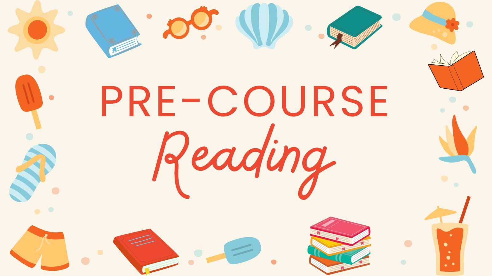 2025-26 Pre-Course Reading for English Courses